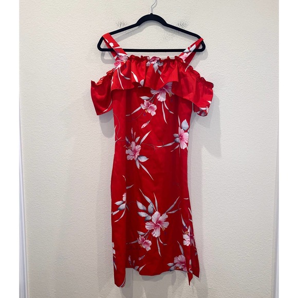 kimos polynesian shop | Dresses | Vtg Kimos Polynesian Shop Dress Red ...